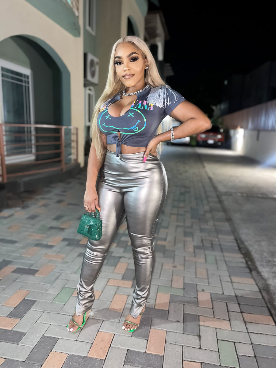 Titanium Leather Pants – Bukuri Brand