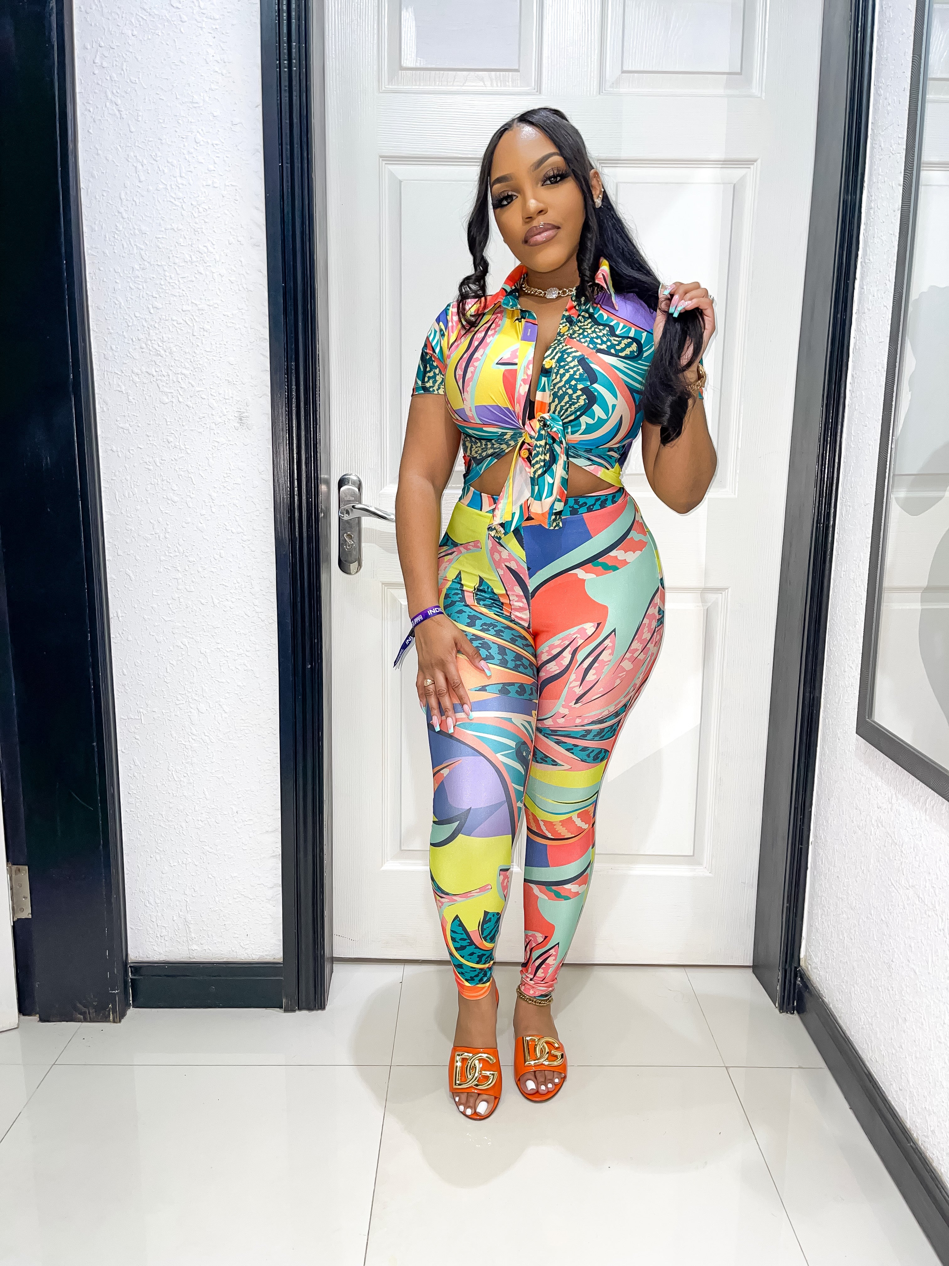Tropical Leggings Set – Bukuri Brand